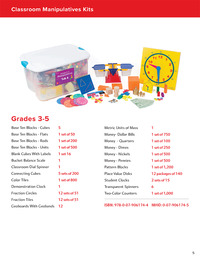My Math Manipulative Kit, Grades 3-5