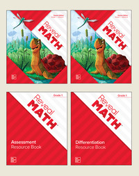 Reveal Math, Grade 1, Print Teacher Edition Resource Package