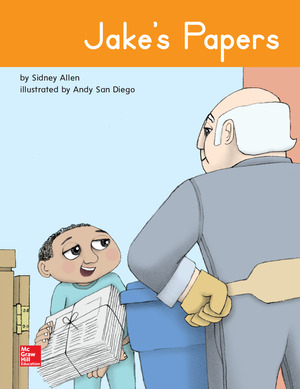 Open Court Reading Grade 1 Practice Decodable 51, Jake's Papers