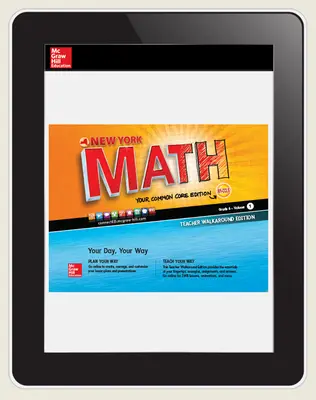 CUS Glencoe Math Grade 6 eTeacher Edition 1 yr subscription New York Edition