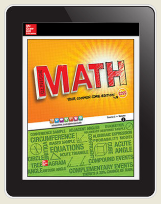 Glencoe Math Course 2, online eStudent Edition, 6-yr s