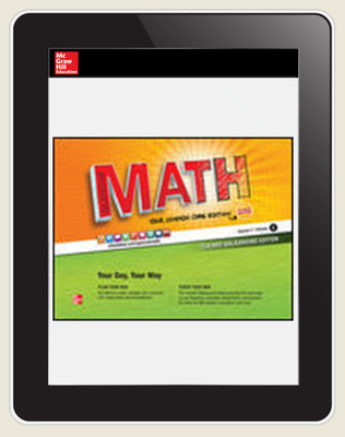 Glencoe Math Course 2, online eTeacher Edition, 6-yr s