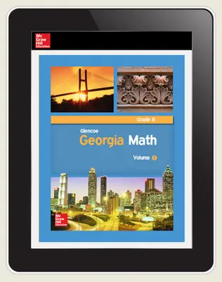CUS Glencoe Math C3 eStudent Edition 1 yr subscription Georgia Edition