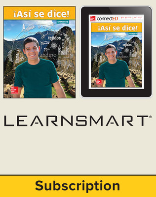 Asi se dice Level 1B, Student Suite with SmartBook, 1-year subscription