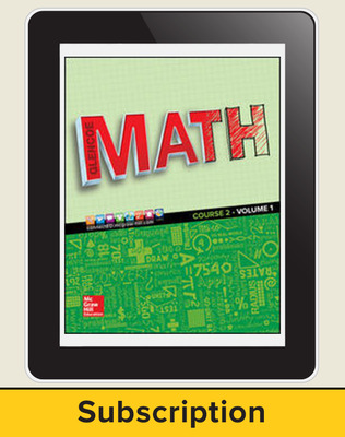 Glencoe Math 2016, Course 2 eTeacherEdition, 6-year subscription