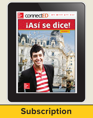 Asi se dice Level 2, Student Learning Center, 3-year subscription