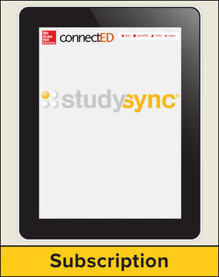 StudySync ELA Grades 6-12 Student Subscription, 1-year