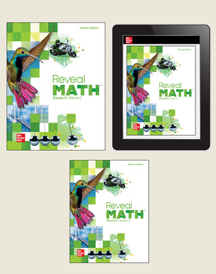 Reveal Math Course 3, Teacher Bundle, 1-year subscription
