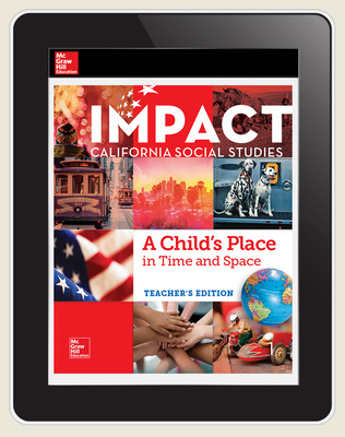 IMPACT: California, Grade 1, Online Student Center, 4-year subscription ...
