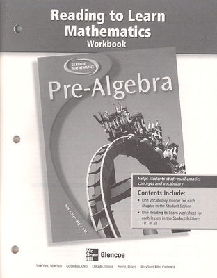 Pre-Algebra, Reading to Learn Mathematics Workbook