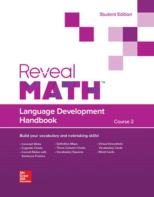 Reveal Math Course 2, Language Development Handbook, Student Edition