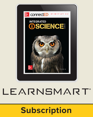 Integrated iScience, Course 3, eStudent Edition with LearnSmart, 3-yr subscription