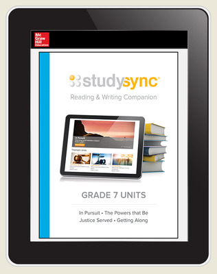 StudySync ELA Grade 7, Student/Units Reading & Writing Companions ...