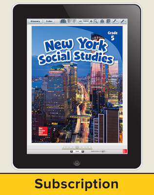 McGraw-Hill Education Grade 5 New York Social Studies SE Online 3 Year ...