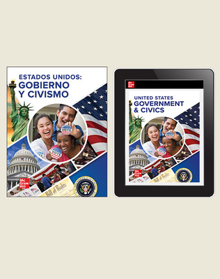 United States Government and Civics, Spanish Student Bundle, 6-year ...
