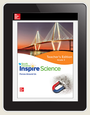 CUS SC Inspire Science: Grade 3, Online Teacher Center, 1-Year Subscription