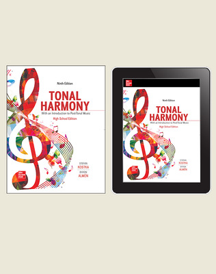 Kostka, Tonal Harmony with an Introduction to Post-Tonal Music ©2024, 9e