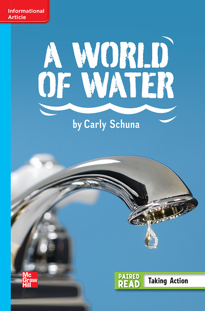 Reading Wonders Leveled Reader A World of Water: On-Level Unit 3 Week 5 ...