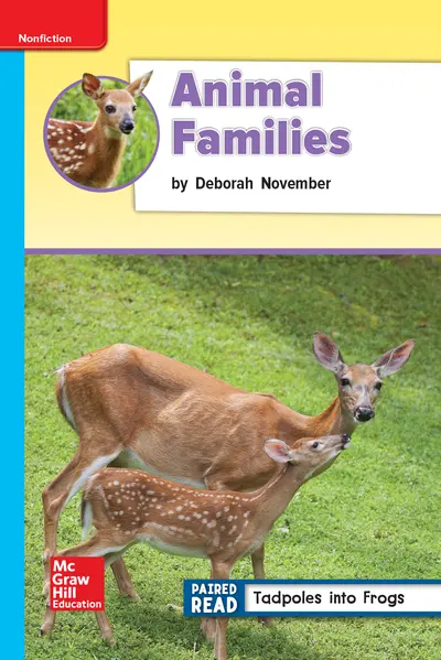 Reading Wonders Leveled Reader Animal Families: On-Level Unit 2 Week 4 Grade 2