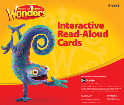 Reading Wonders, Grade 1, Interactive Read Aloud Cards