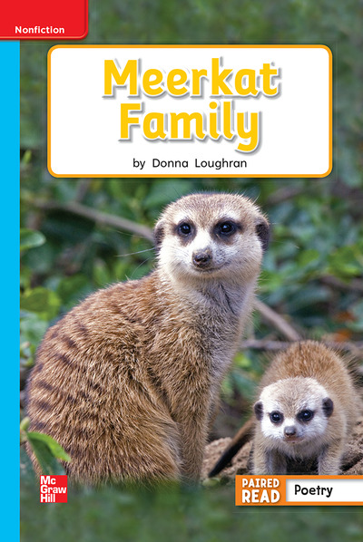 Reading Wonders Leveled Reader Meerkat Family: On-Level Unit 2 Week 3 ...