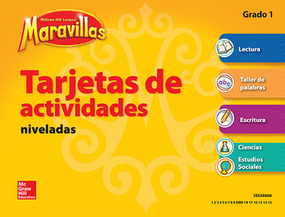 Lectura Maravillas, Grade 1, Workstation Activity Cards Package (4 Cards)