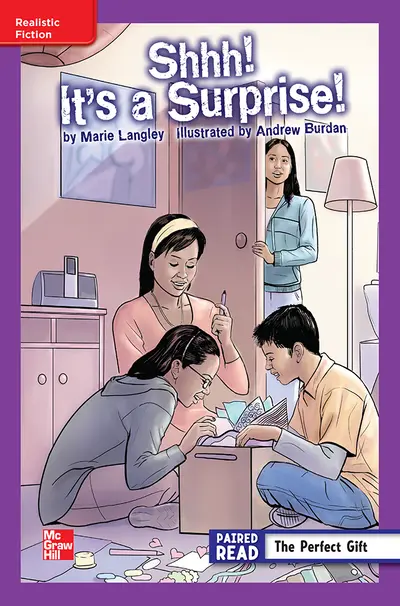 Reading Wonders, Grade 5, Leveled Reader Shhh! It's a Surprise!, On Level, Unit 1, 6-Pack