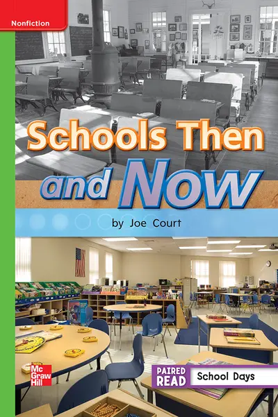 Reading Wonders, Grade 1, Leveled Reader Schools Then and Now, ELL, Unit 3, 6-Pack