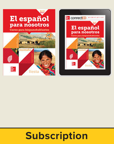 El Espanol para Nosotros Level 1 Student Edition with Online Student ...