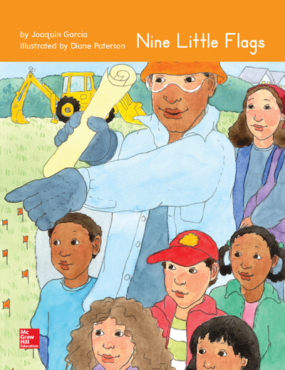 Open Court Reading Grade 1 Practice Decodable 52, Nine Little Flags