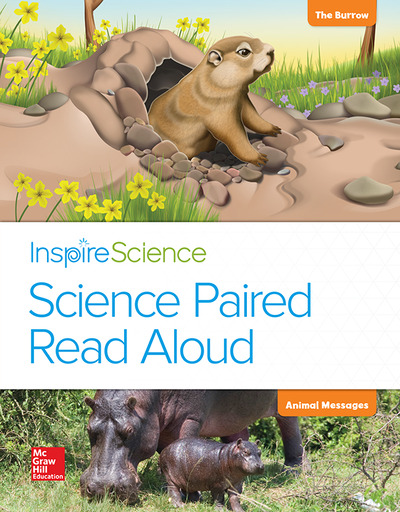 Inspire Science, Grade 1, Science Paired Read Aloud, The Burrow ...