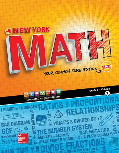 CUS Glencoe Math Grade 6, Student Edition, Volume 2 New York Edition