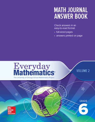 Everyday Mathematics 4th Edition, Grade 6, Math Journal Answers Teacher ...