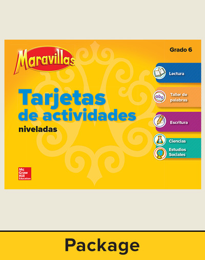 Maravillas Workstation Activity Cards Package, Grade 6