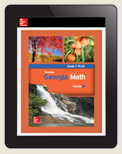 CUS Glencoe Math Grade 7 PLUS eStudent Edition 1 yr subscription ...