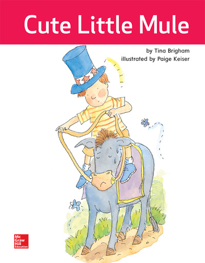 Open Court Reading Grade K Core Decodable 17, Cute Little Mule