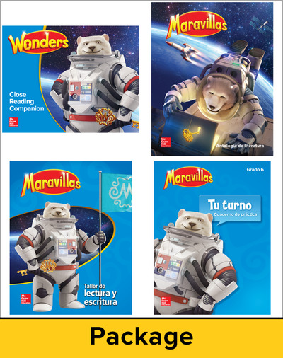 Maravillas Comprehensive Package with 6-year subscription, Grade 6