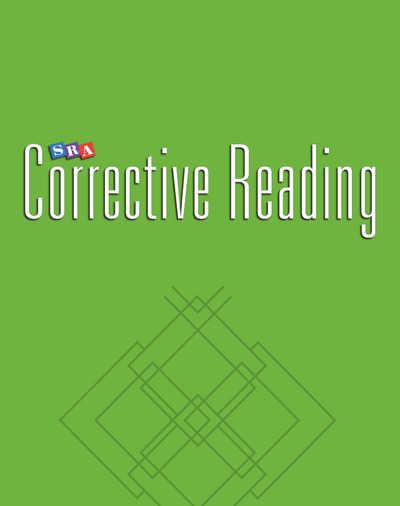 Corrective Reading Comprehension Level C Teacher Presentation Book 1