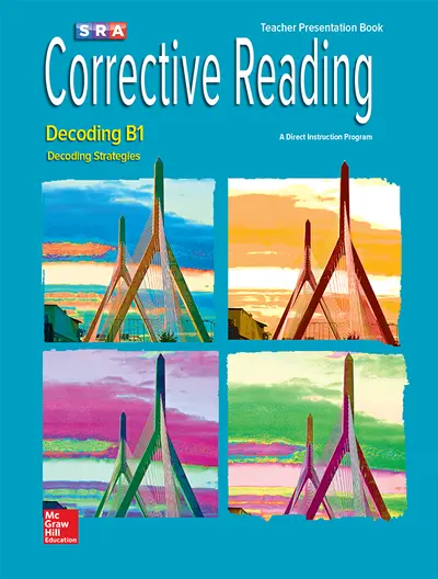 Corrective Reading Decoding Level B1 Teacher Presentation Book