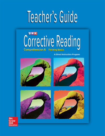 Corrective Reading Comprehension Level A, Teacher Guide