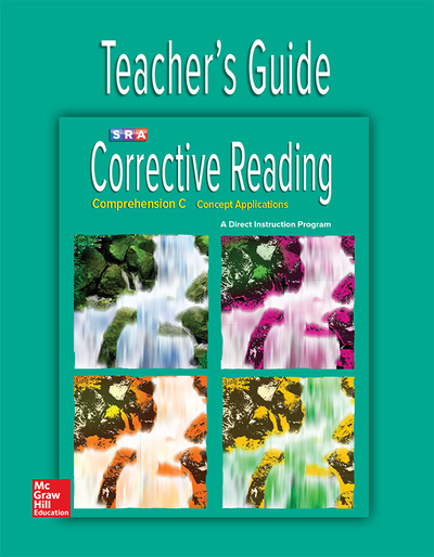 Corrective Reading Comprehension Level C, Teacher Guide
