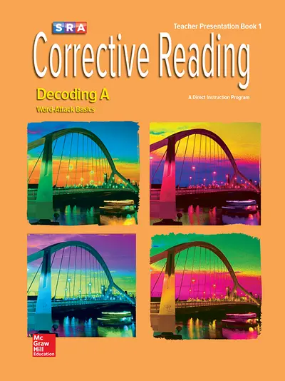 Corrective Reading Decoding Level A Presentation Book 1