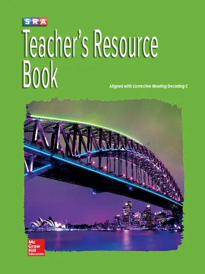 Corrective Reading Decoding Level C Teacher Resource Book