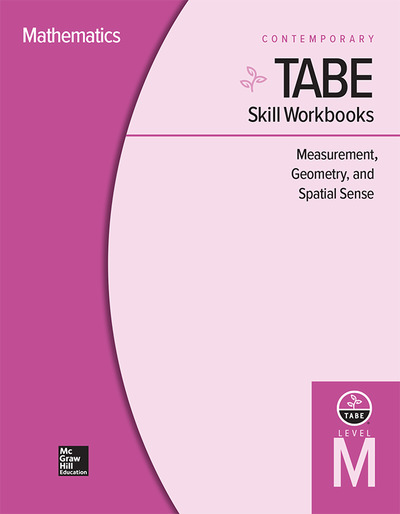 TABE Skill Workbooks Level M: Measurement, Geometry, and Spatial Sense ...