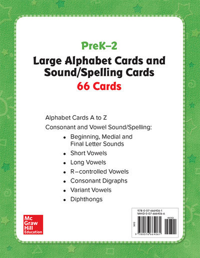 World of Wonders Grades K - 2 Large Alphabet Cards