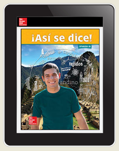 Asi se dice! Level 1B, Florida Teacher Lesson Center, 1-year subscription