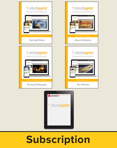 StudySync ELA Grade 6, Student/Units Reading & Writing Companions ...