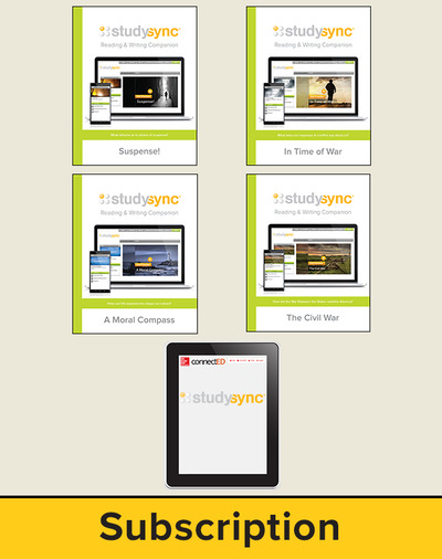 StudySync ELA Grade 8, Student/Units Reading & Writing Companions ...