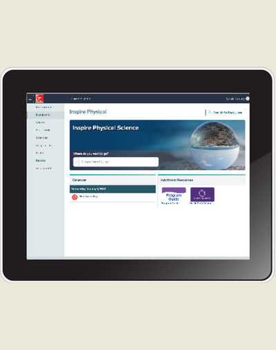 Inspire Science: Physical Science G9-12, Digital Student Center, 1 yr ...