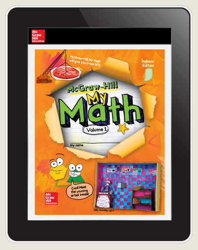 McGraw-Hill My Math Grade 3 Indiana Online Teacher Center 1-year ...